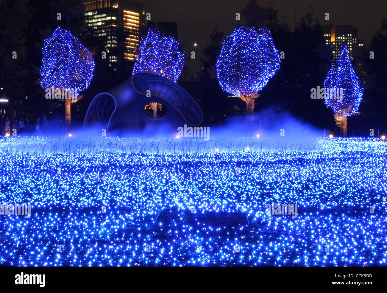 Dec. 2, 2010 - Tokyo, Japan - 250 thousand LEDs are lit at Tokyo ...