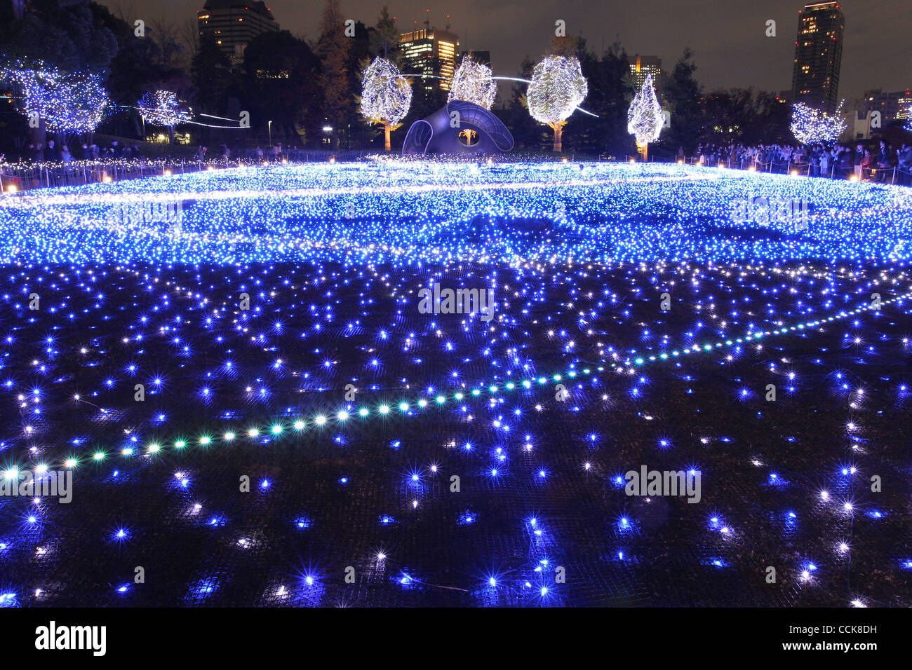 Dec. 2, 2010 - Tokyo, Japan - 250 thousand LEDs are lit at Tokyo ...
