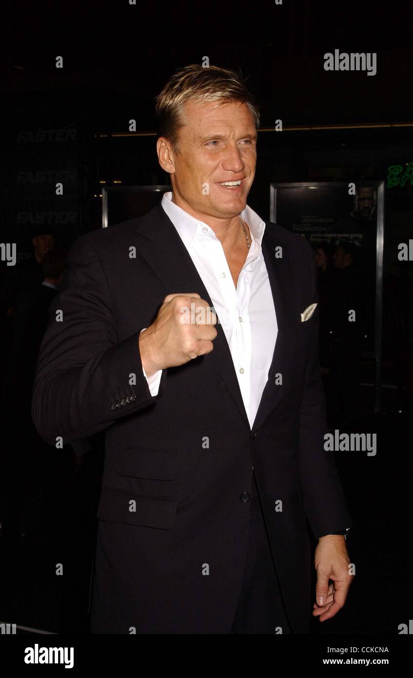 Nov. 22, 2010 - Hollywood, California, U.S. - DOLPH LUNDGREN .''Faster ...