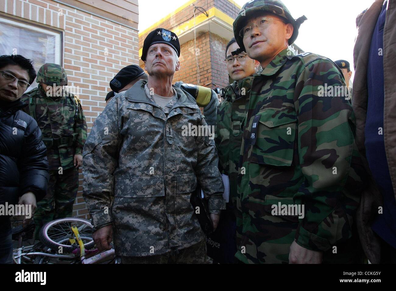 Nov 26, 2010 - Yeonpyeong Island, South Korea - General WALTER L. SHARP ...