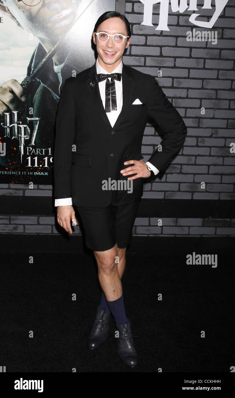 Nov. 15, 2010 - New York, NY, U.S - Johnny Weir at the 'Harry Potter ...