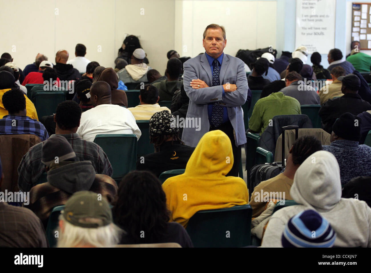 Andy Bales, CEO of Downtown Union Rescue Mission in Los Angeles. (Photo by Ringo Chiu / Zuma ...