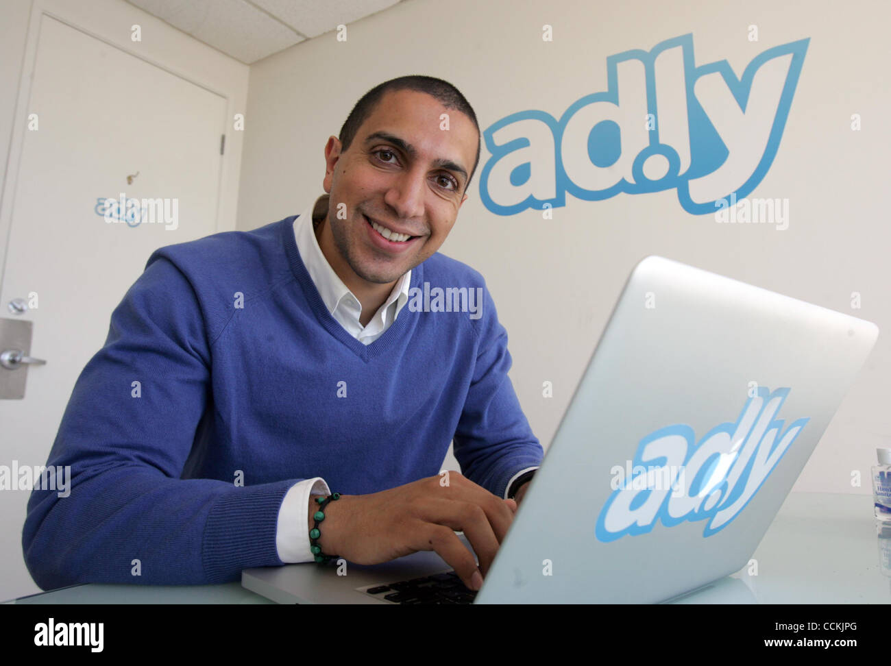Sean Rad, founder and CEO of Twitter advertising company Ad.ly. (Photo ...
