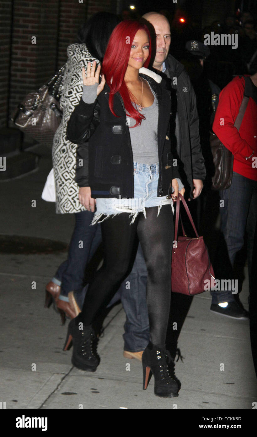 Nov. 16, 2010 - New York, New York, U.S. - Singer RIHANNA at her ...