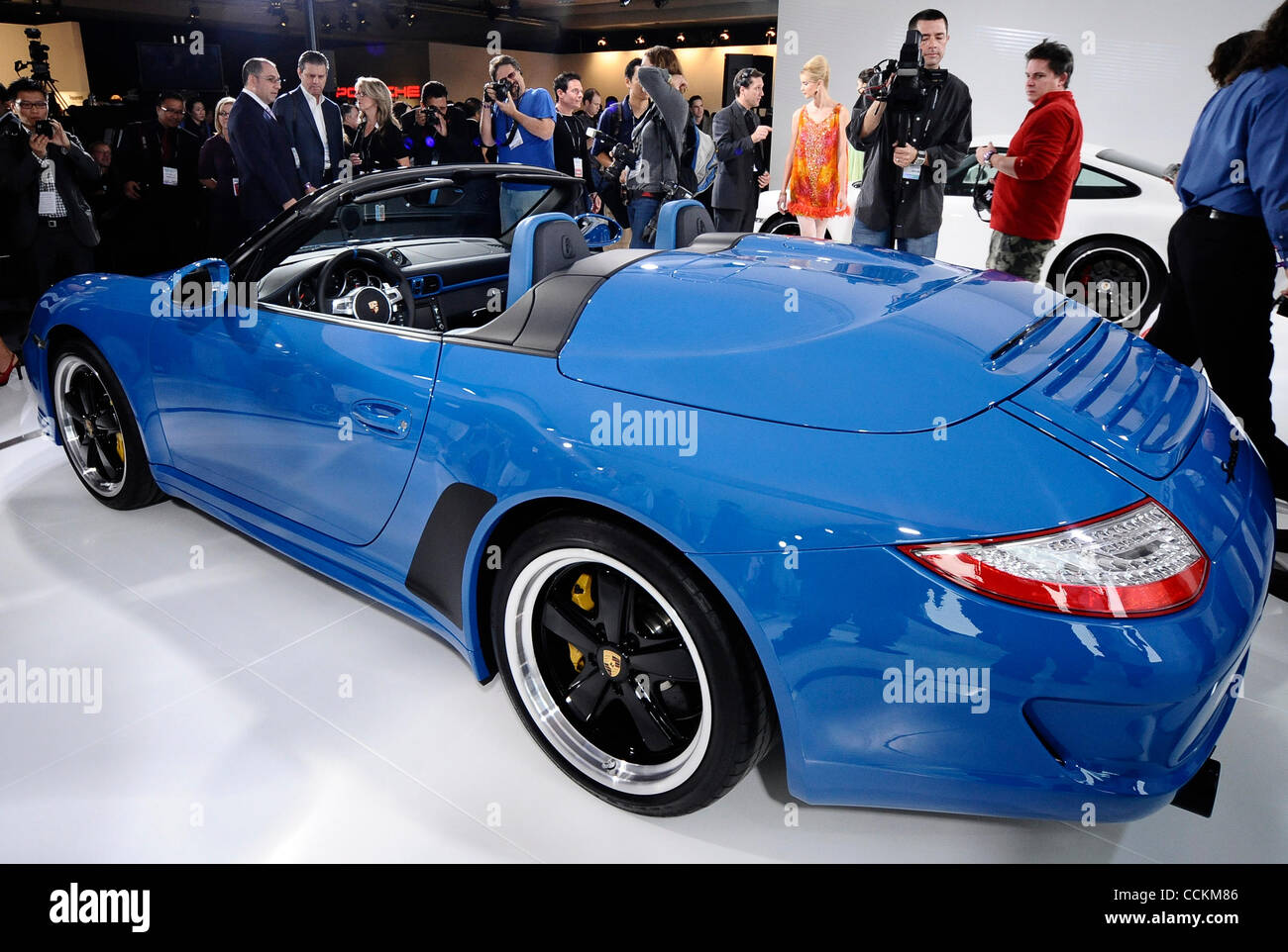 Nov 17, 2010 - Los Angeles, California, USA. Porsche shows their new ...