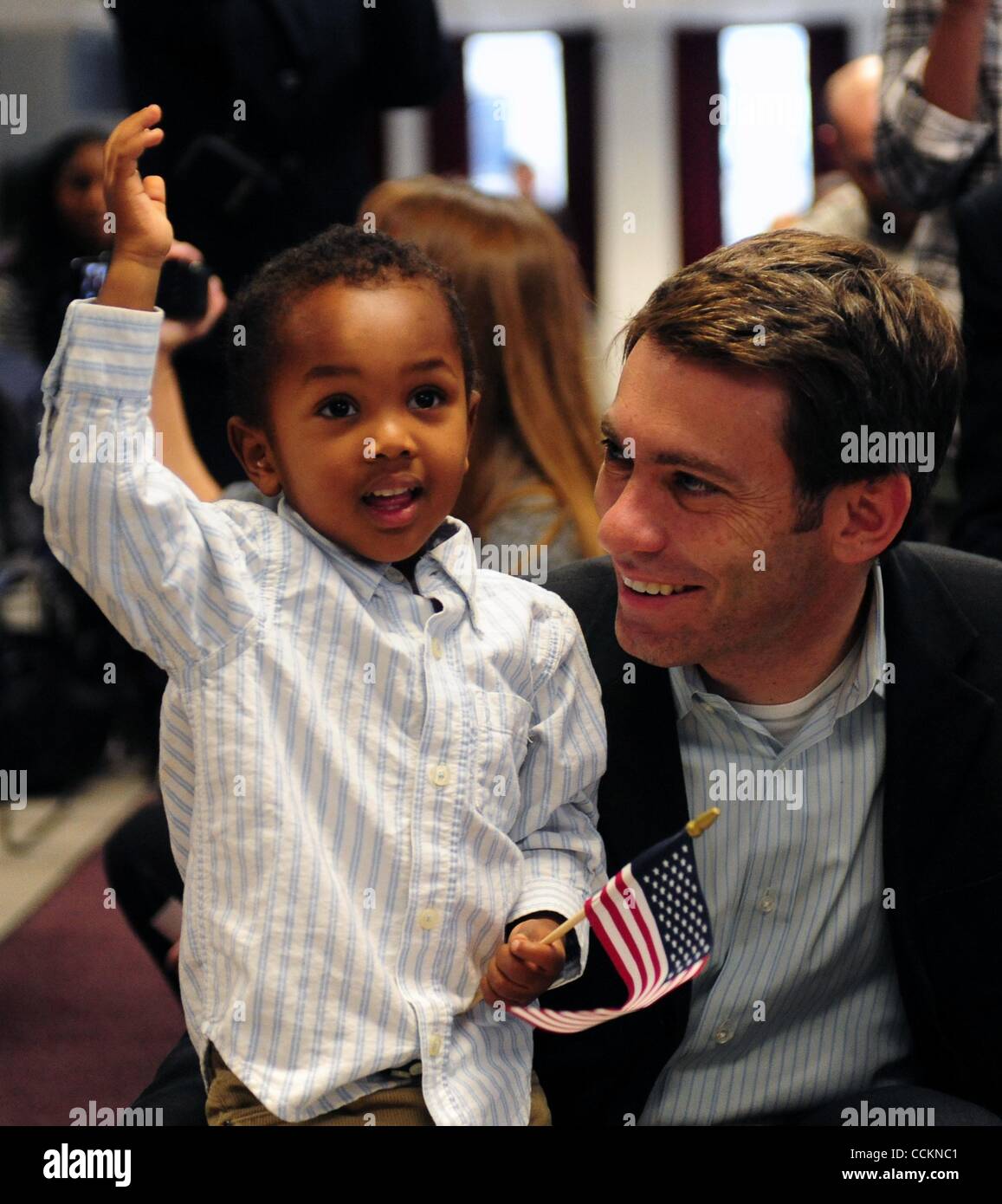 Nov. 18, 2010 - Manhattan, New York, U.S. - Aaron Lieberman looks on as ...