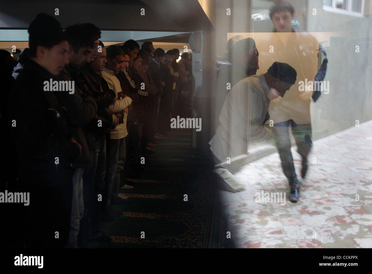 Nov 19, 2010 - Makhachkala, Dagestan, Russia - Muslim men pray at a ...