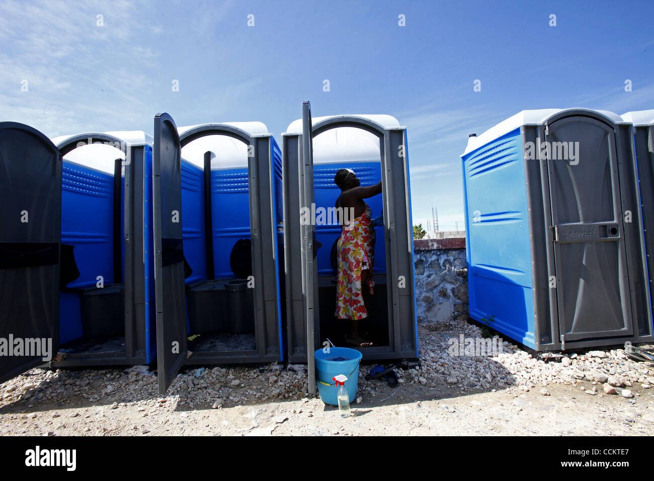 Nov 10, 2010 - Port-au-Prince, Haiti.A local resident of the Cite ...