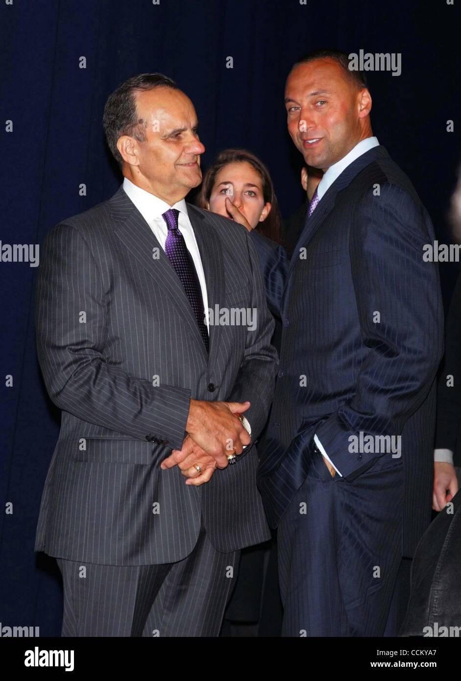 Nov. 11, 2010 - New York, New York, U.S. - DEREK JETER AND JOE TORRE ...