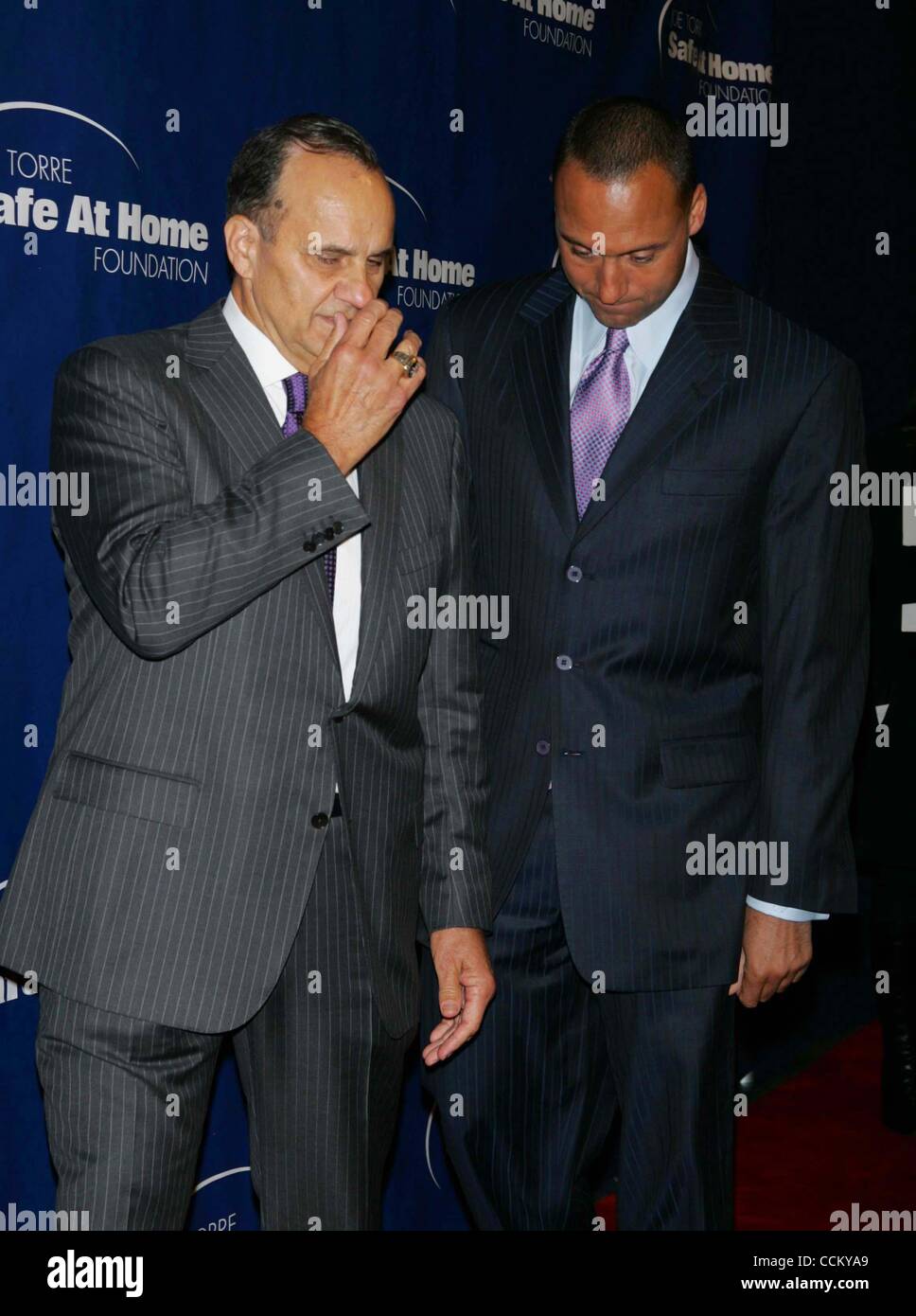 Nov. 11, 2010 - New York, New York, U.S. - DEREK JETER AND JOE TORRE ...