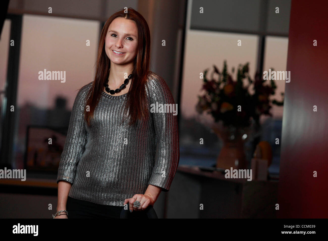 Nov 12, 2010 - Manhattan, New York, USA - GEORGINA BLOOMBERG, 27, the ...