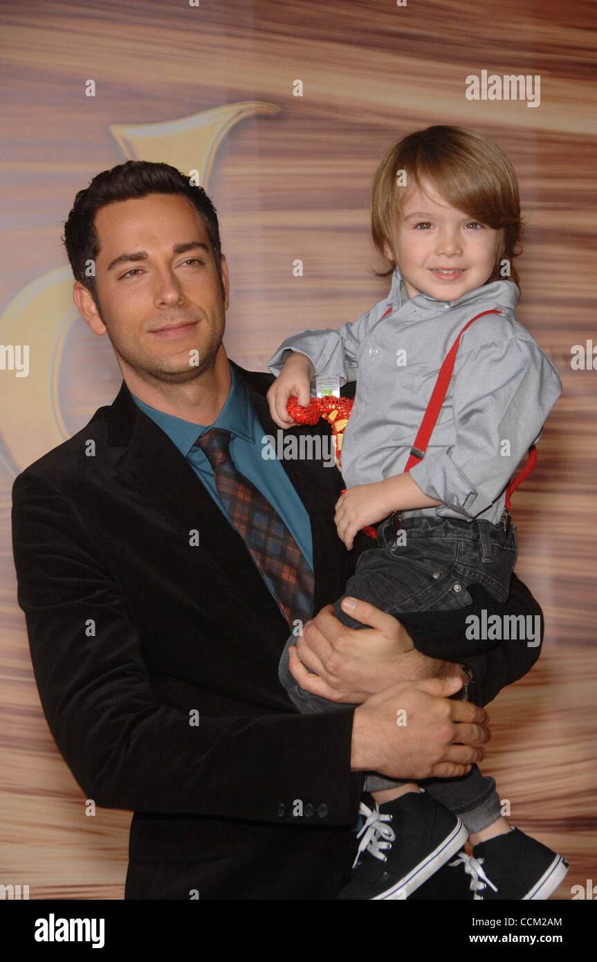 Nov. 14, 2010 - Hollywood, California, U.S. - Zachary Levi and Aiden ...