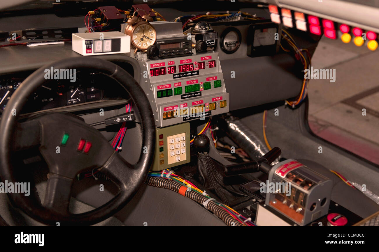 Delorean Time Machine Interior