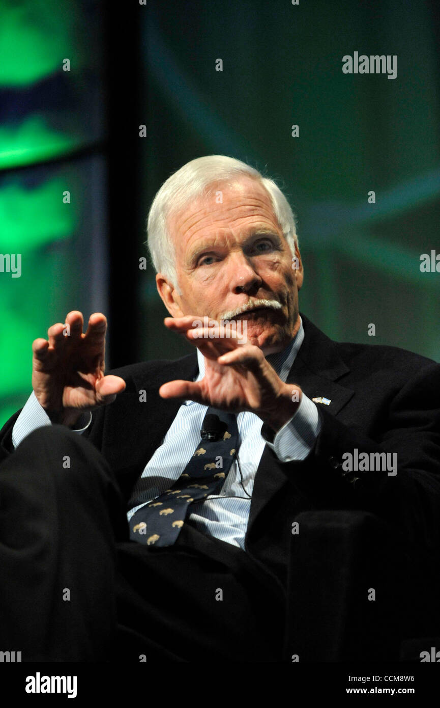Nov. 9, 2010 - Washington, DC, U.S. - TED TURNER, founder of CNN ...