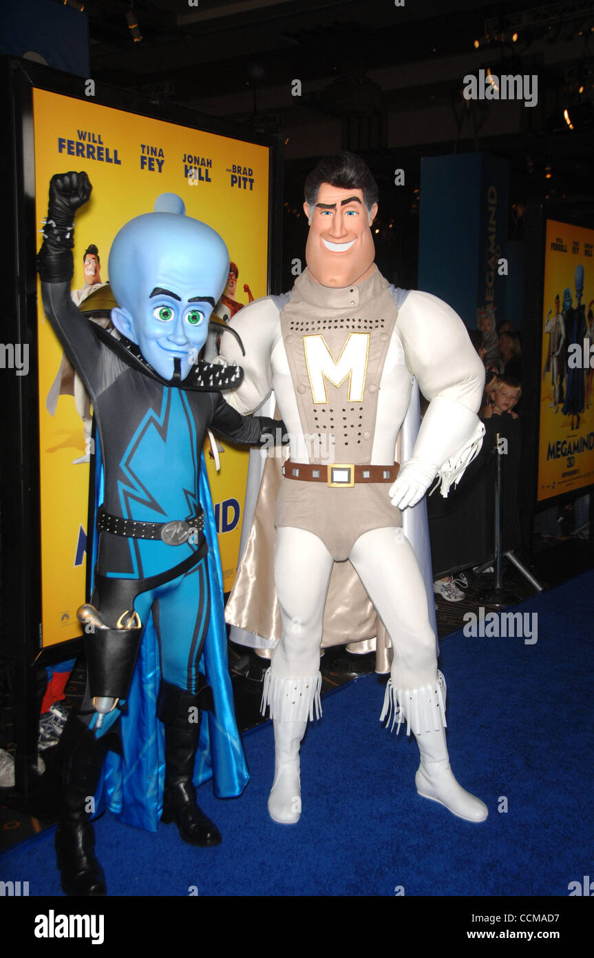Oct. 30, 2010 - Hollywood, California, U.S. - Megamind and Metro Man ...