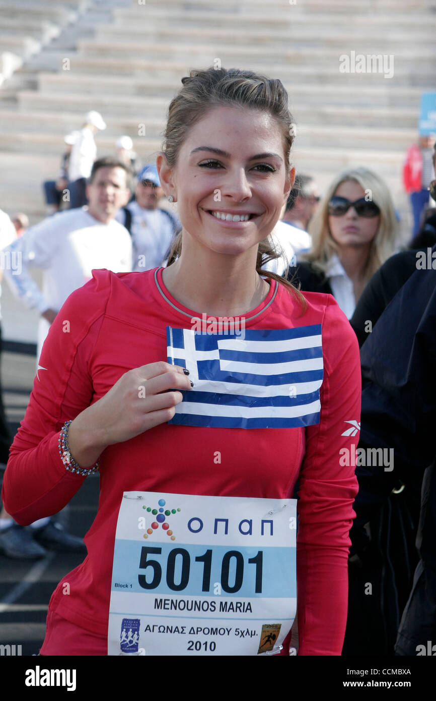 Oct. 31, 2010 - Athens, Greece - Greek-American TV correspondent MARIA ...