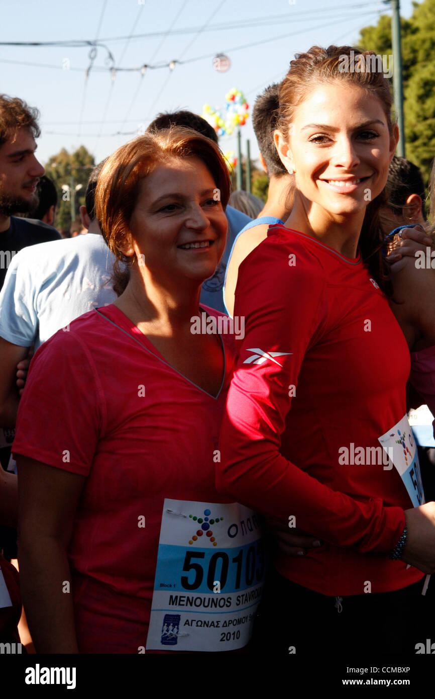 Oct. 31, 2010 - Athens, Greece - Greek-American TV correspondent MARIA ...