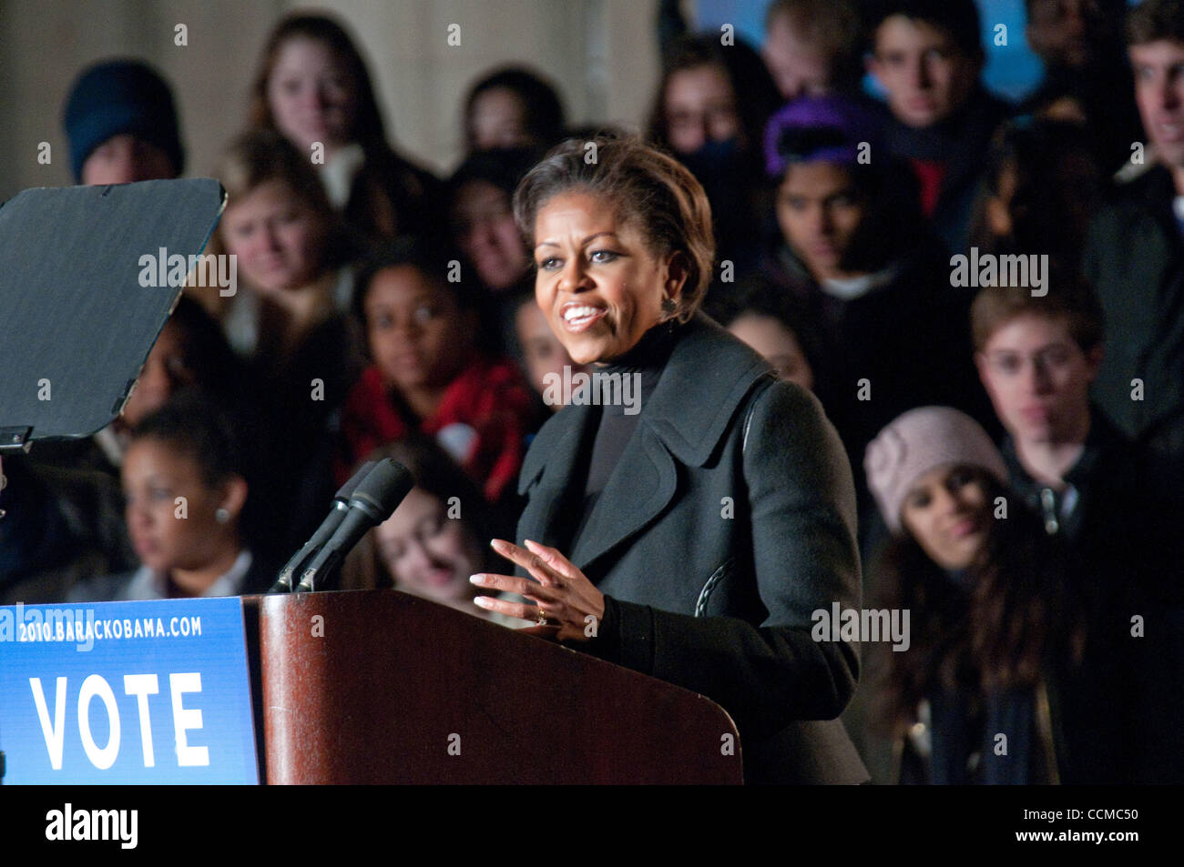 November 1, 2010, Philadelphia PA, USA-First Lady of the United States ...