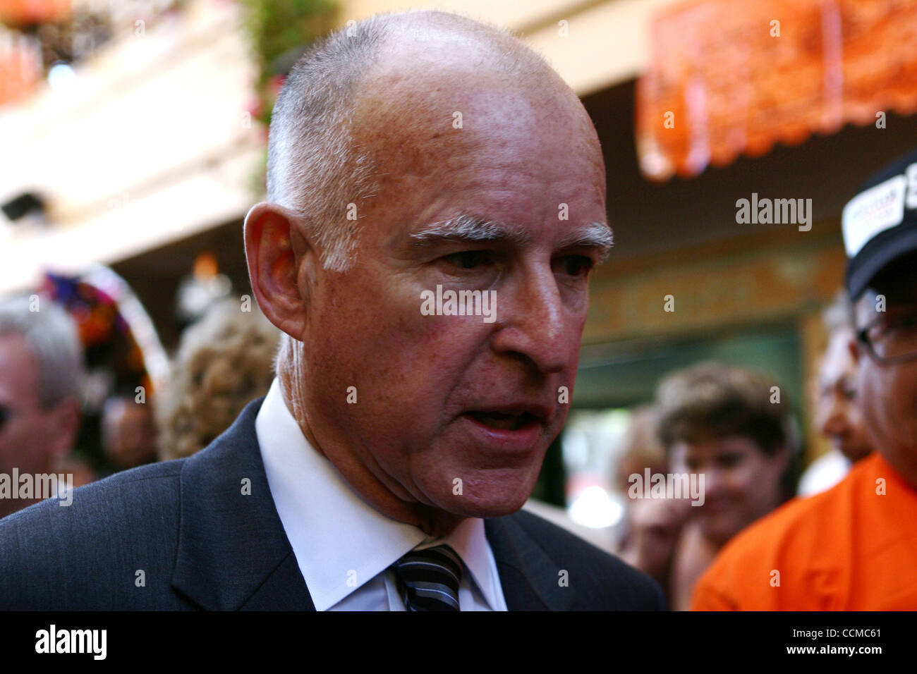 Oakland mayor jerry brown hi-res stock photography and images - Alamy
