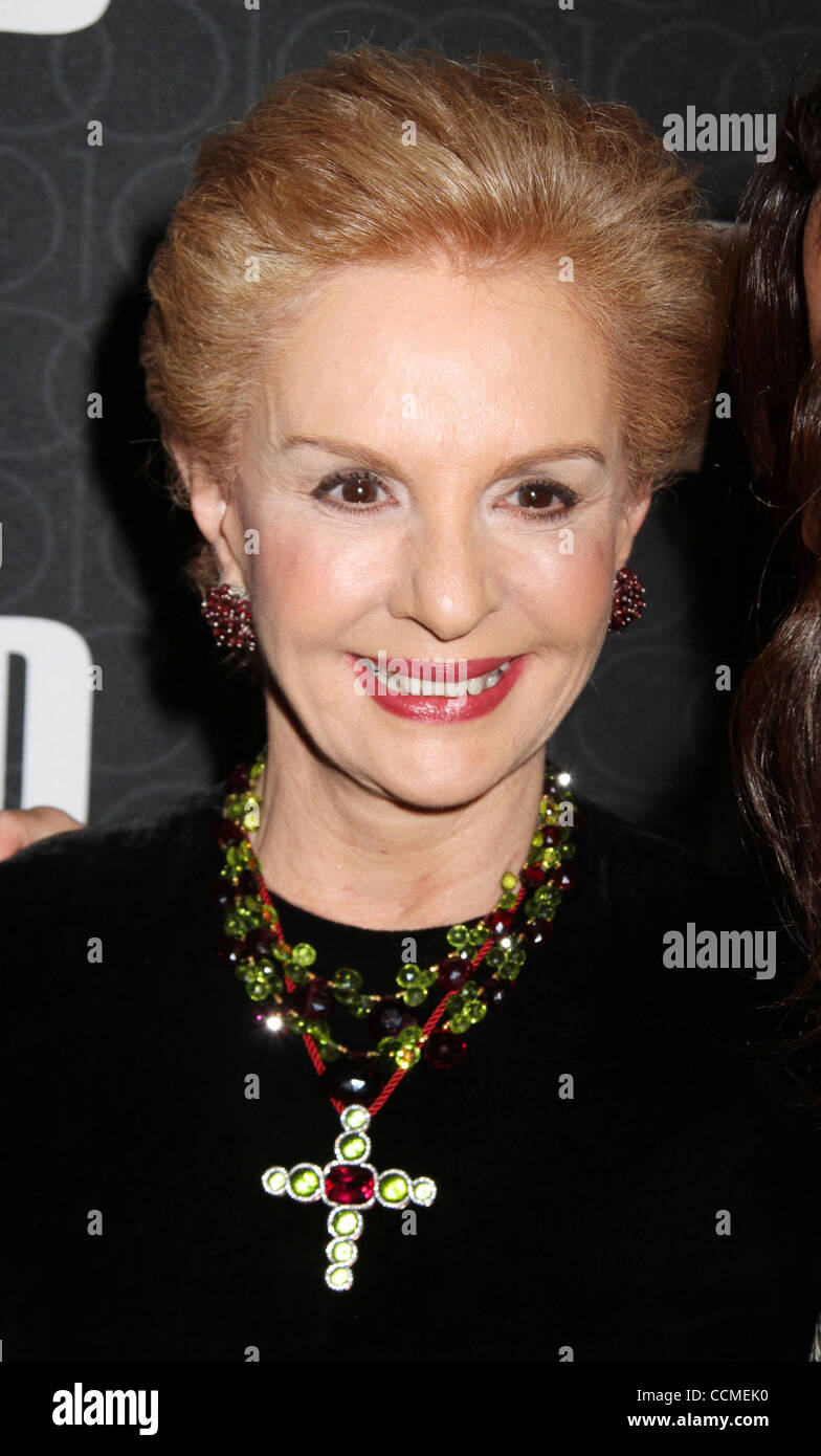 Nov. 2, 2010 - New York, New York, U.S. - Designer CAROLINA HERRERA ...