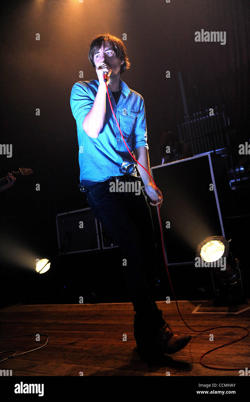Oct 25, 2010 - Myrtle Beach, South Carolina; USA - Singer THOMAS MARS ...