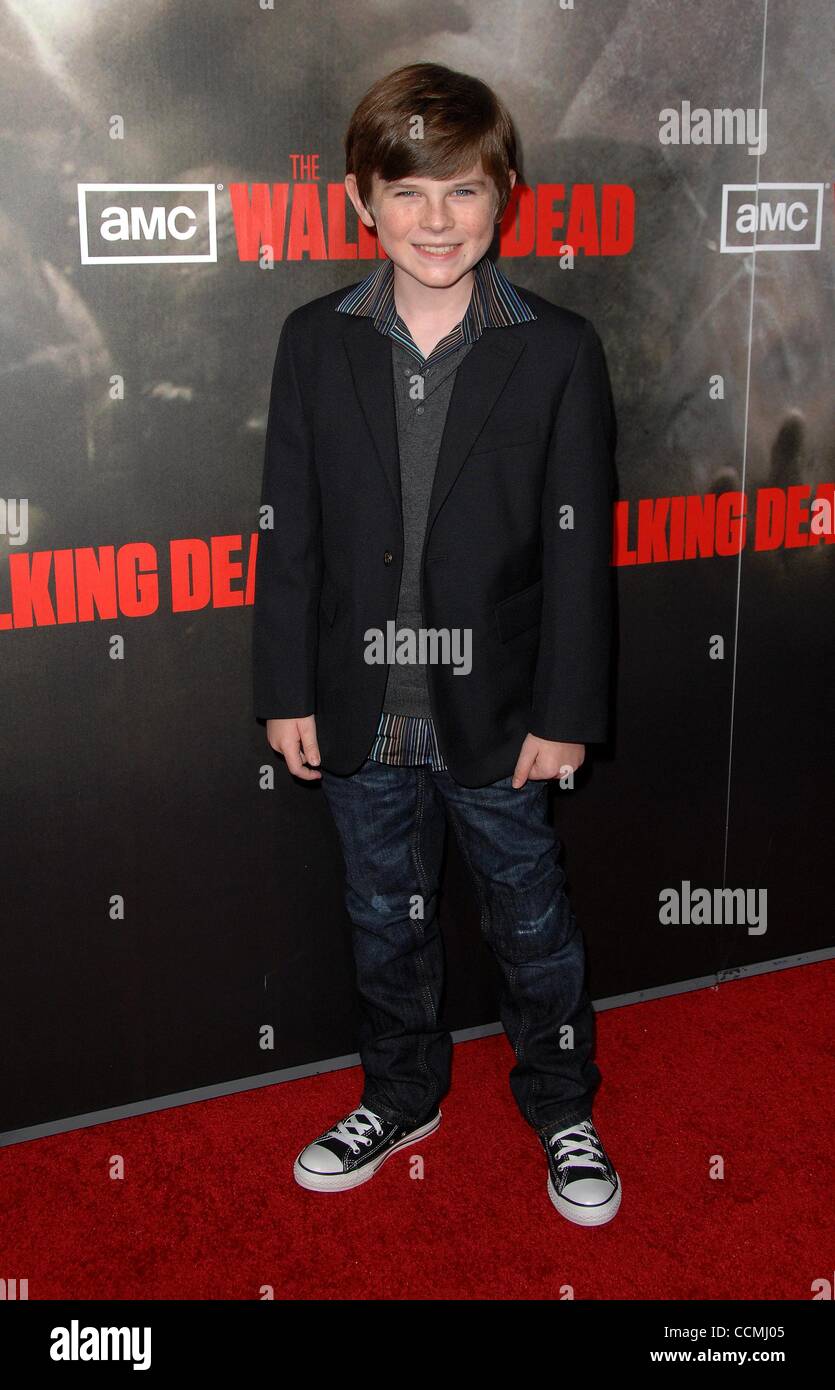 Chandler riggs walking dead hi-res stock photography and images - Alamy