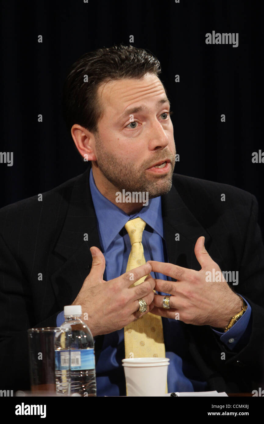 Republican tea party candidate Joe Miller answers question during a U.S ...