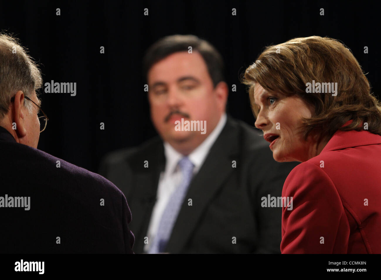 U.S. Sen. Lisa Murkowski, R-Alaska, answers question during a U.S ...