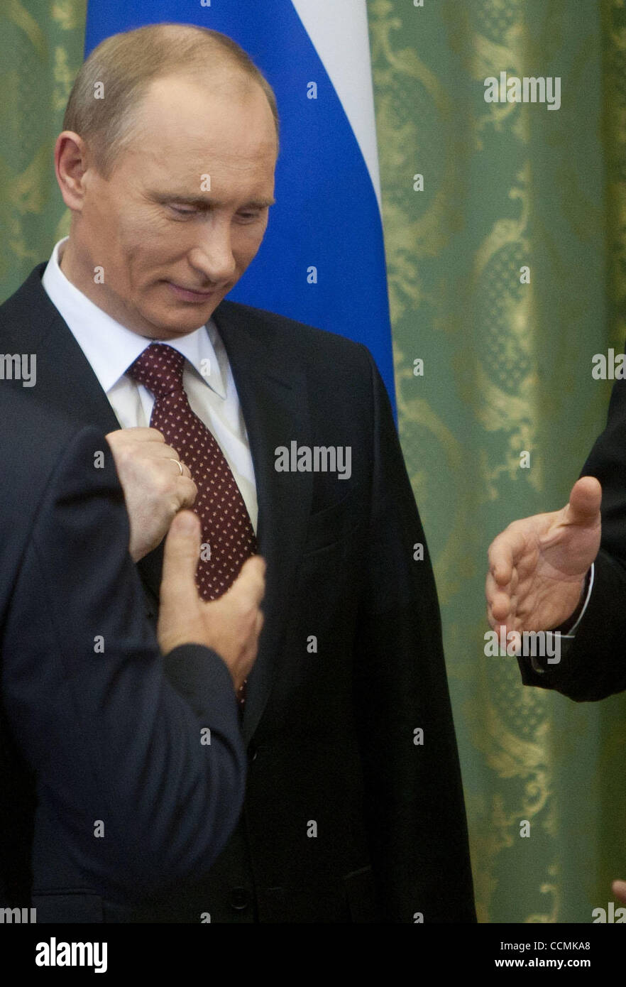 Prime Minister of Russia Vladimir Putin visits Ukraine. Pictured ...