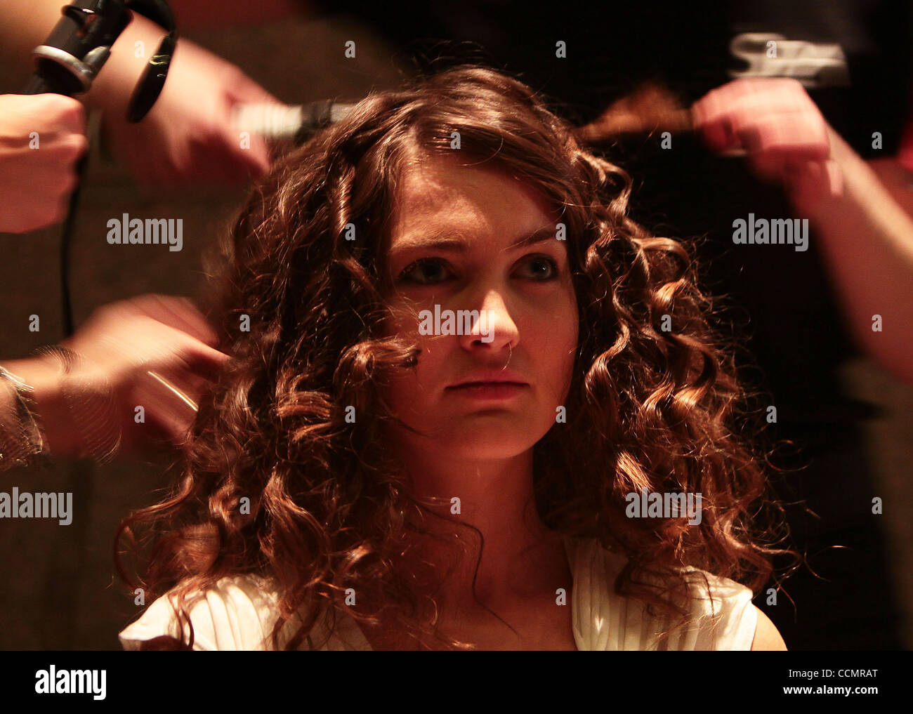 Oct 30, 2010 - Ottawa, Ontario, Canada - Behind the scenes of models ...