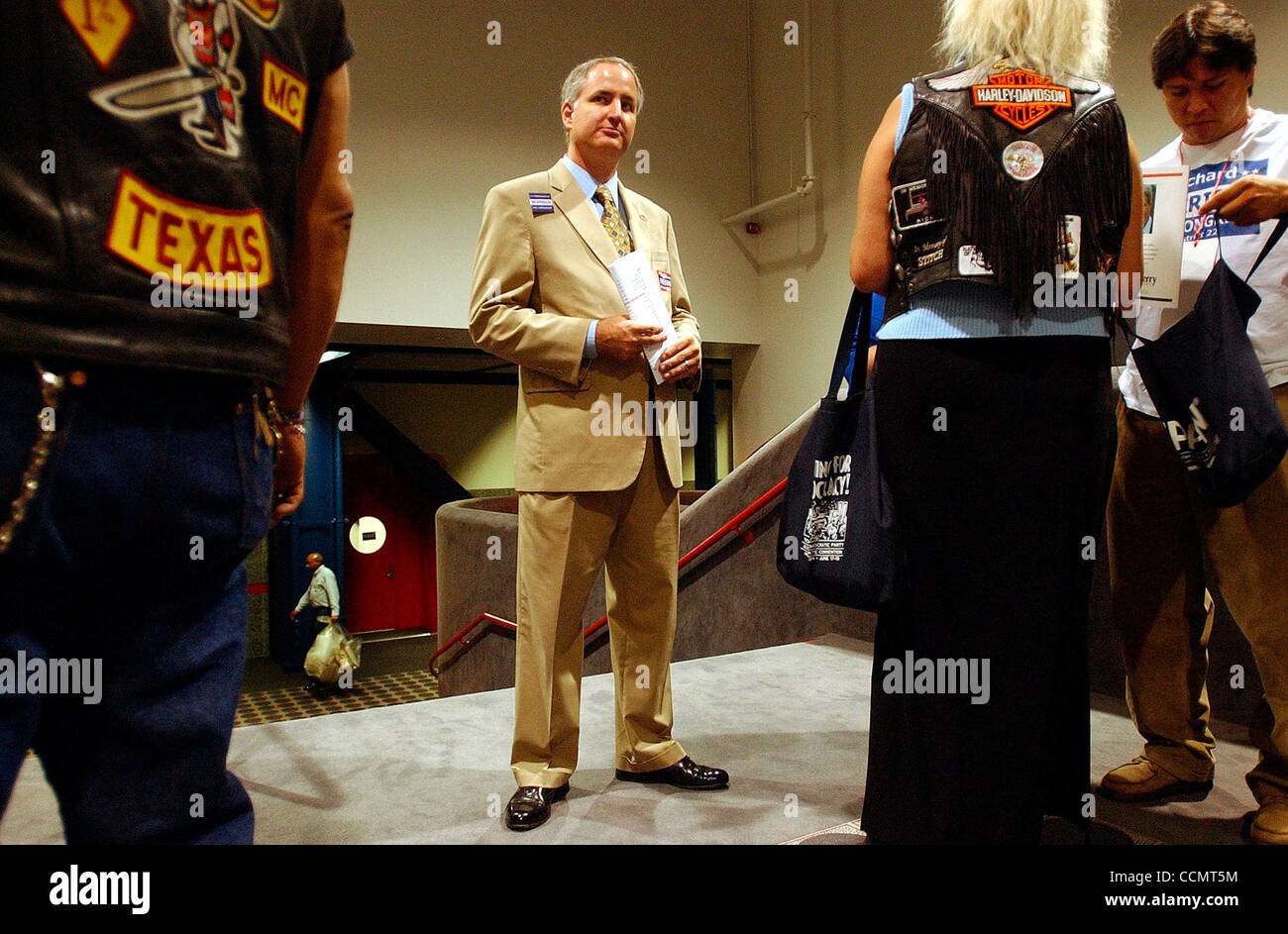Jun 19, 2004; Houston, TX, USA; RICHARD MORRISON campaigns at the Texas ...