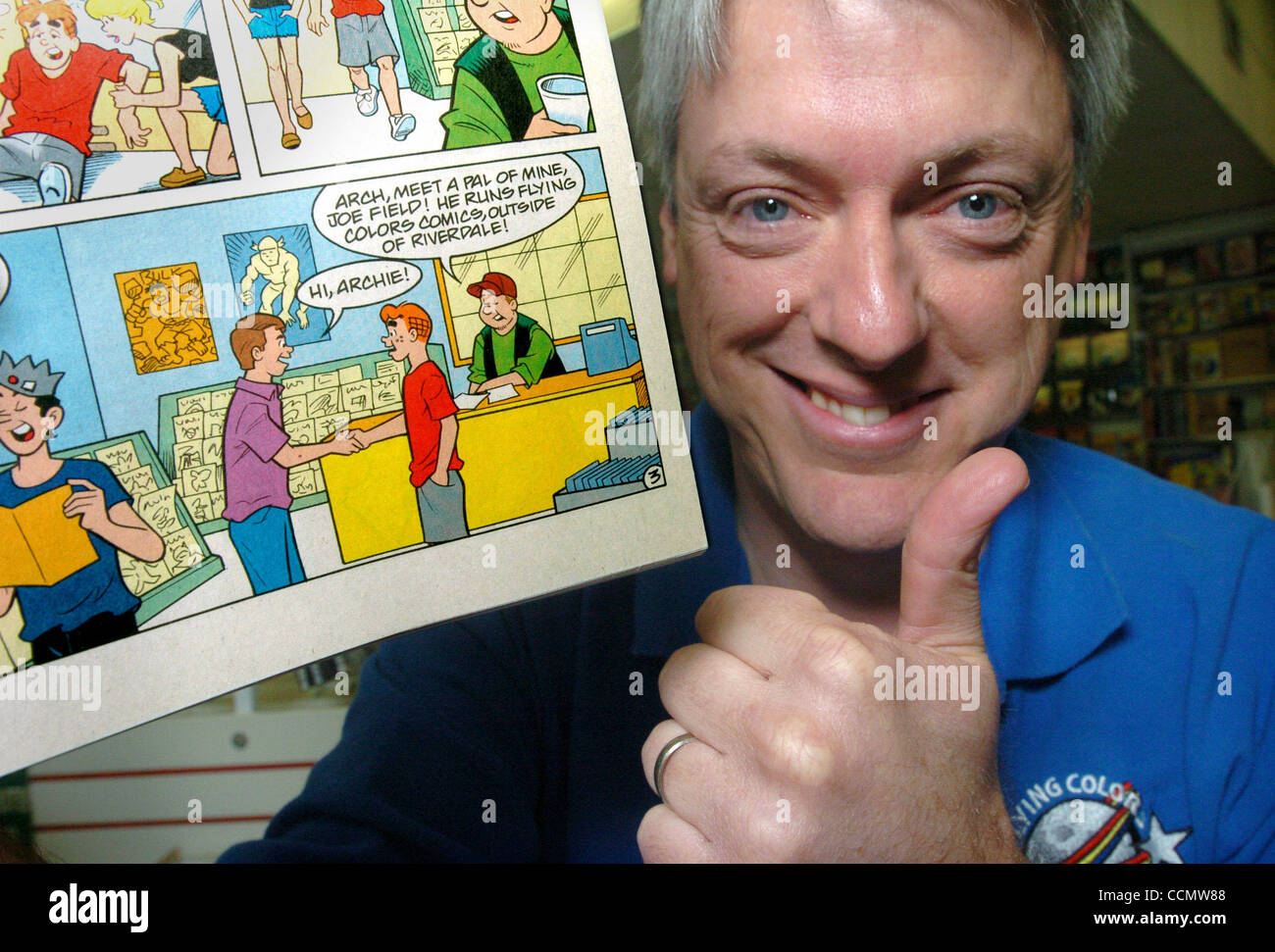 Joe Fields, owner of Flying Colors Comics, poses Thursday, June 24 ...
