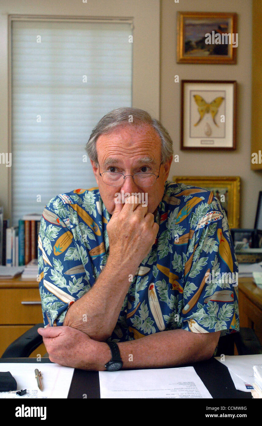 Peter Bedford photographed Tuesday, June 15, 2004 during an interview ...