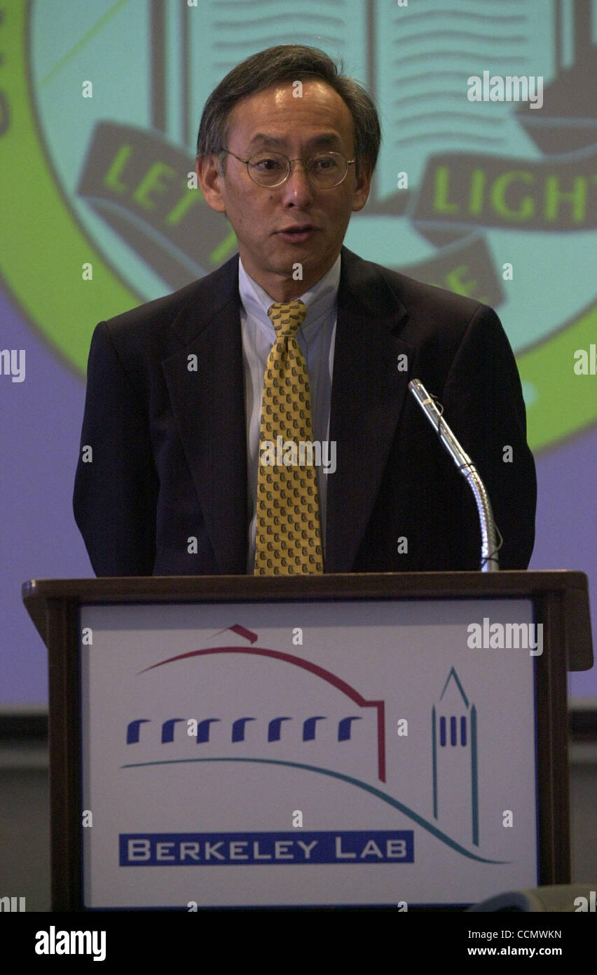 The new Director of Lawrence Berkeley National Laboratory, Steven Chu ...