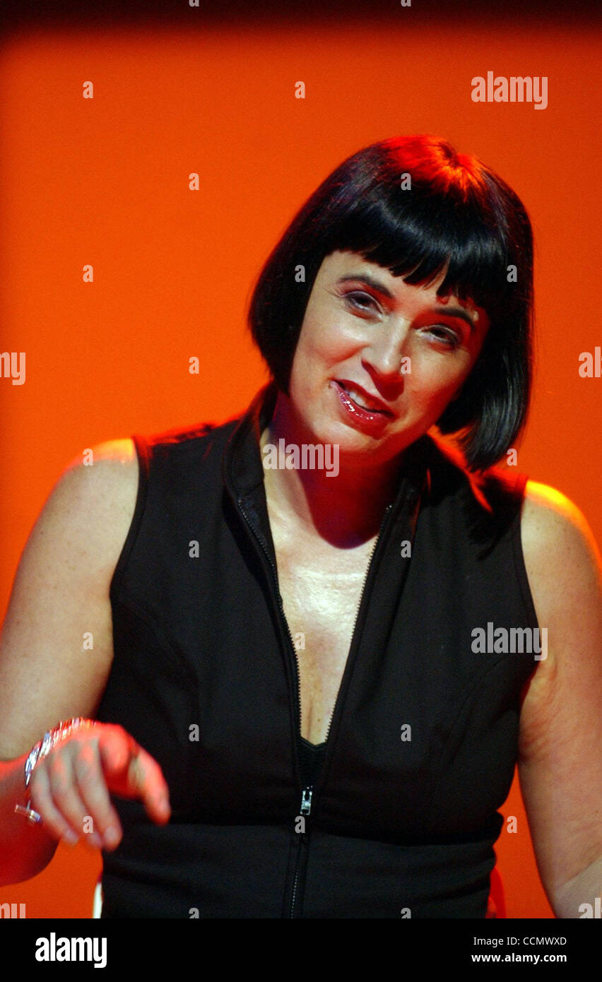 Eve Ensler rehearsing "The Good Body," at ACT Theater Company in San ...