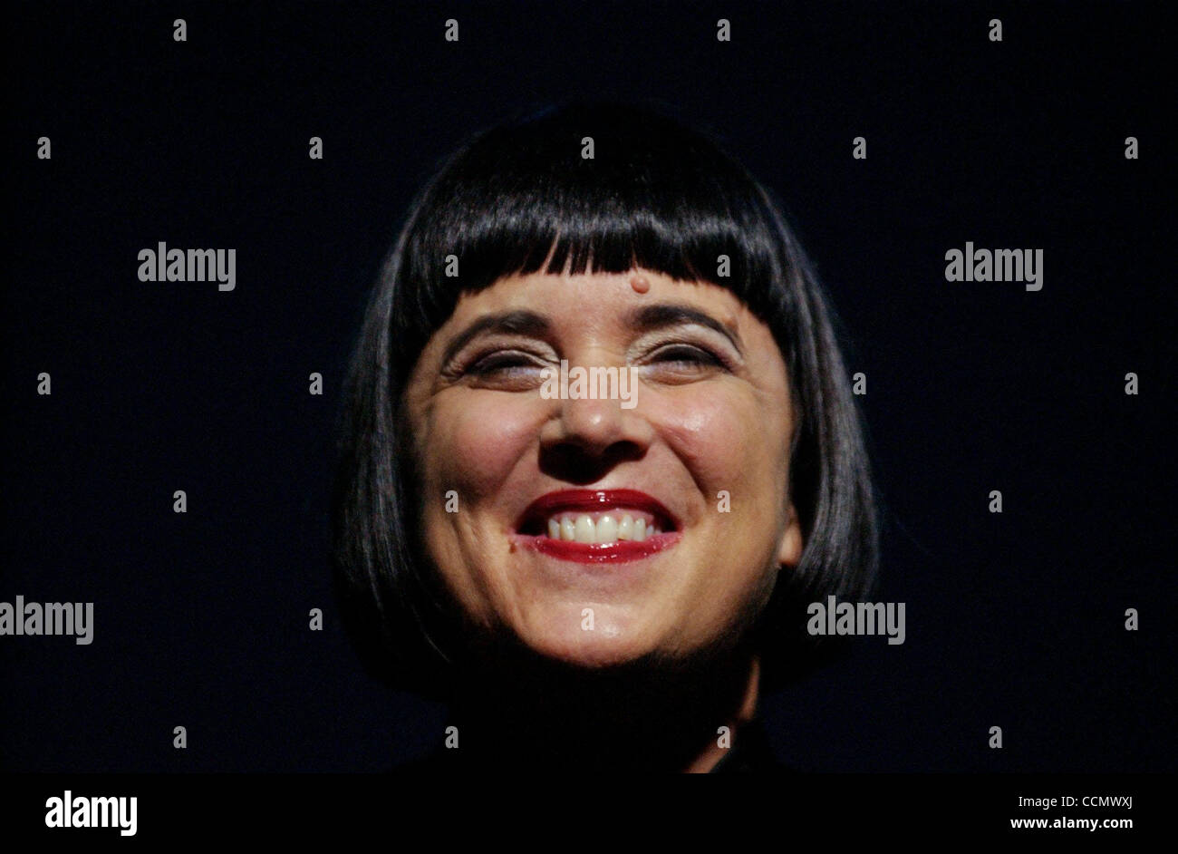 Eve Ensler rehearsing "The Good Body," at ACT Theater Company in San ...