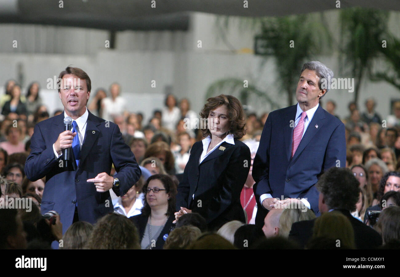 Jul 09, 2004; New York, NY, USA; VP Democratic candidate JOHN EDWARDS ...
