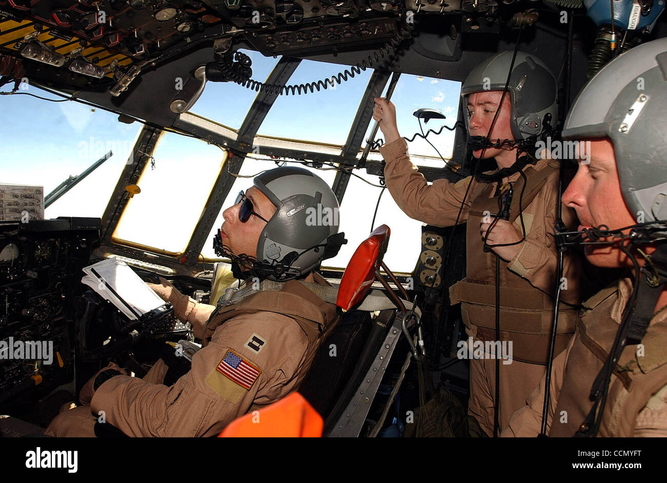 FOR METRO - U.S. Air Force Co-pilot Capt. Steve Bryce (from left ...