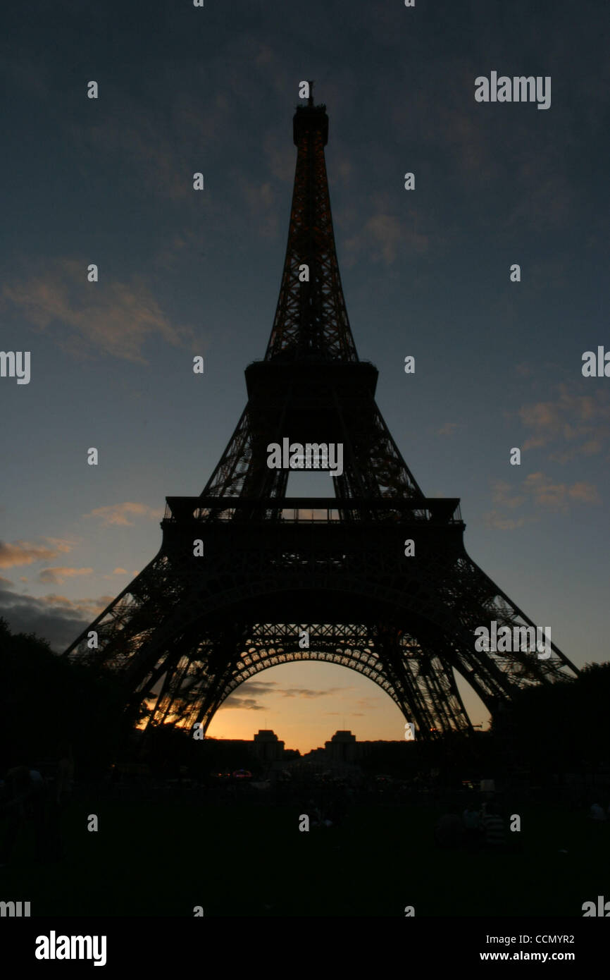 Jul 19, 2004; Paris, FRANCE; The Eiffel Tower, an immense stucture of ...