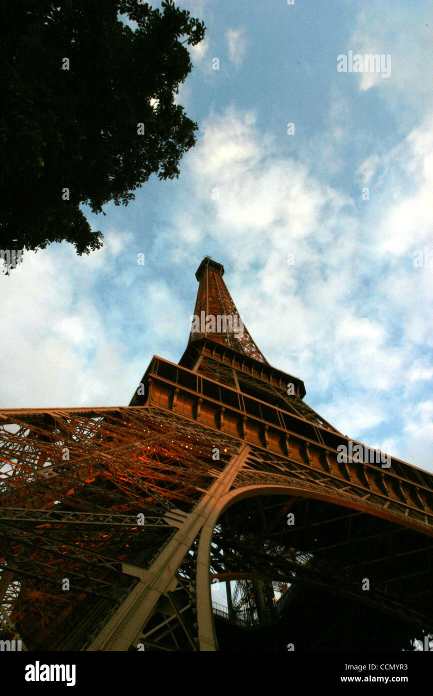 Jul 19, 2004; Paris, FRANCE; The Eiffel Tower, an immense stucture of ...