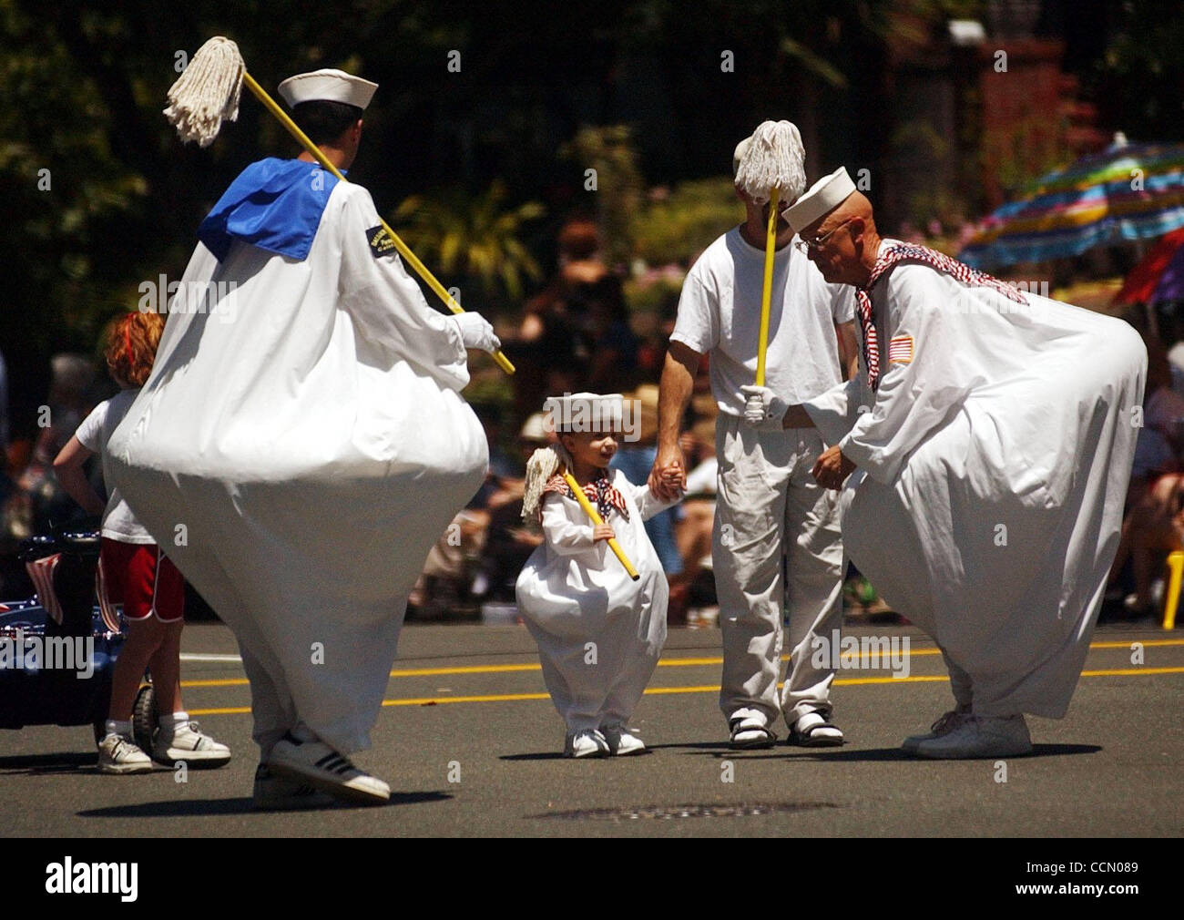 The popular Balloon Platoon performs with younger members along ...