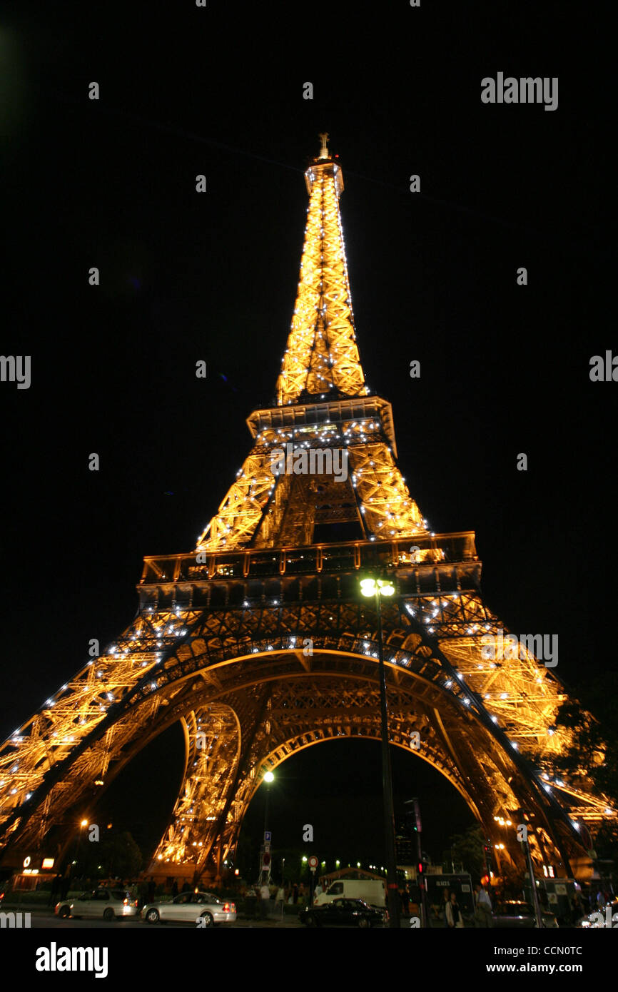 Jul 19, 2004; Paris, FRANCE; The Eiffel Tower, an immense stucture of ...