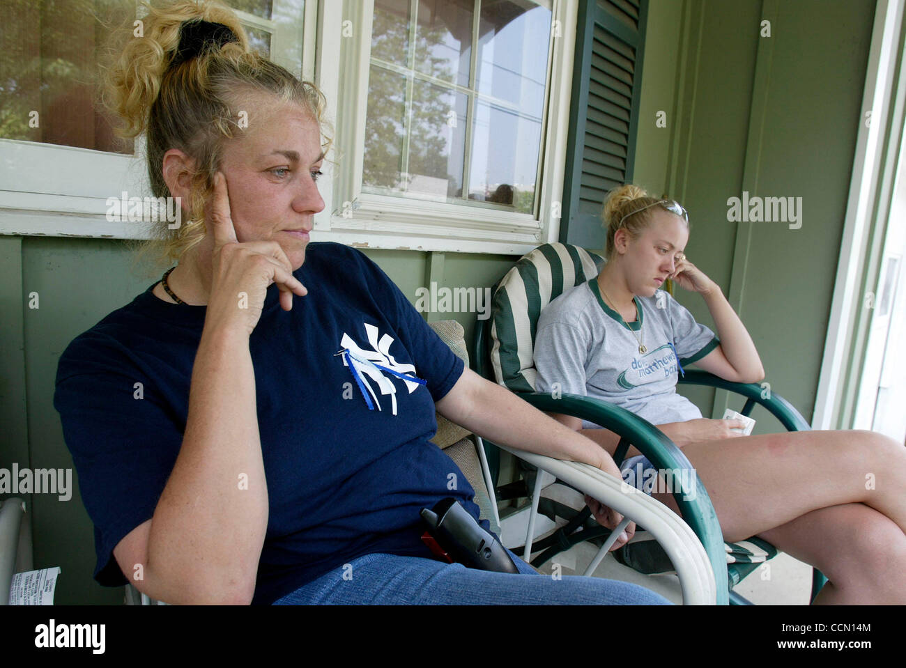 Jul 22, 2004; Beachwood, NJ, USA; Brittney Gregory's mother Debra ...