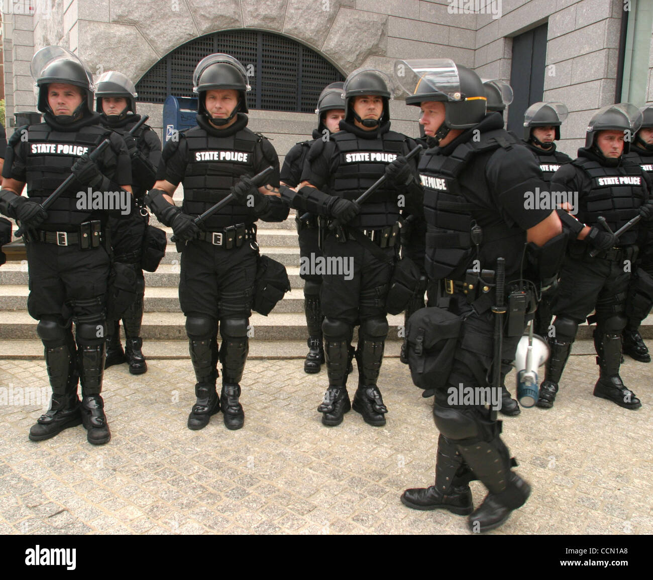 Boston riot police hi-res stock photography and images - Alamy