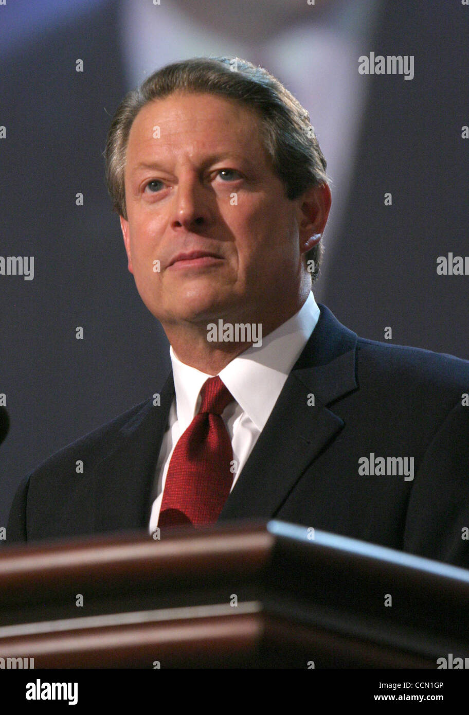 Jul 26, 2004; Boston, MA, USA; Former Vice President AL GORE at the ...