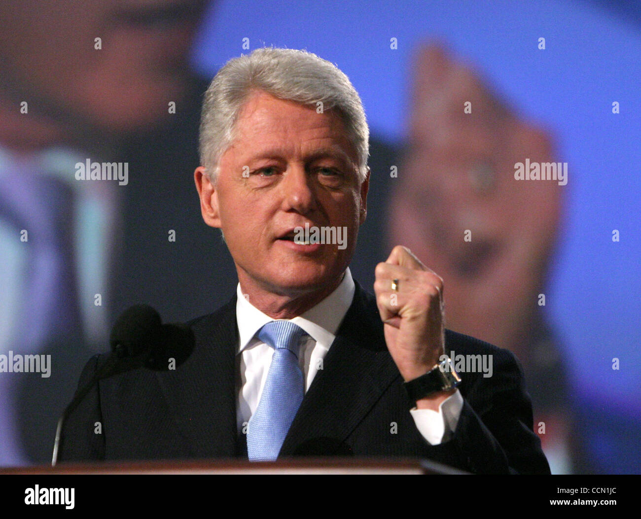 Jul 26, 2004; Boston, MA, USA; Former President BILL CLINTON at the ...