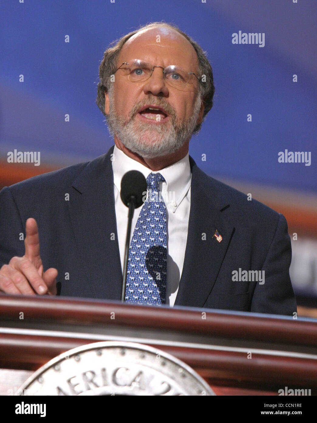 Jul 27, 2004; Boston, MA, USA; Senator JON CORZINE at the 2004 ...