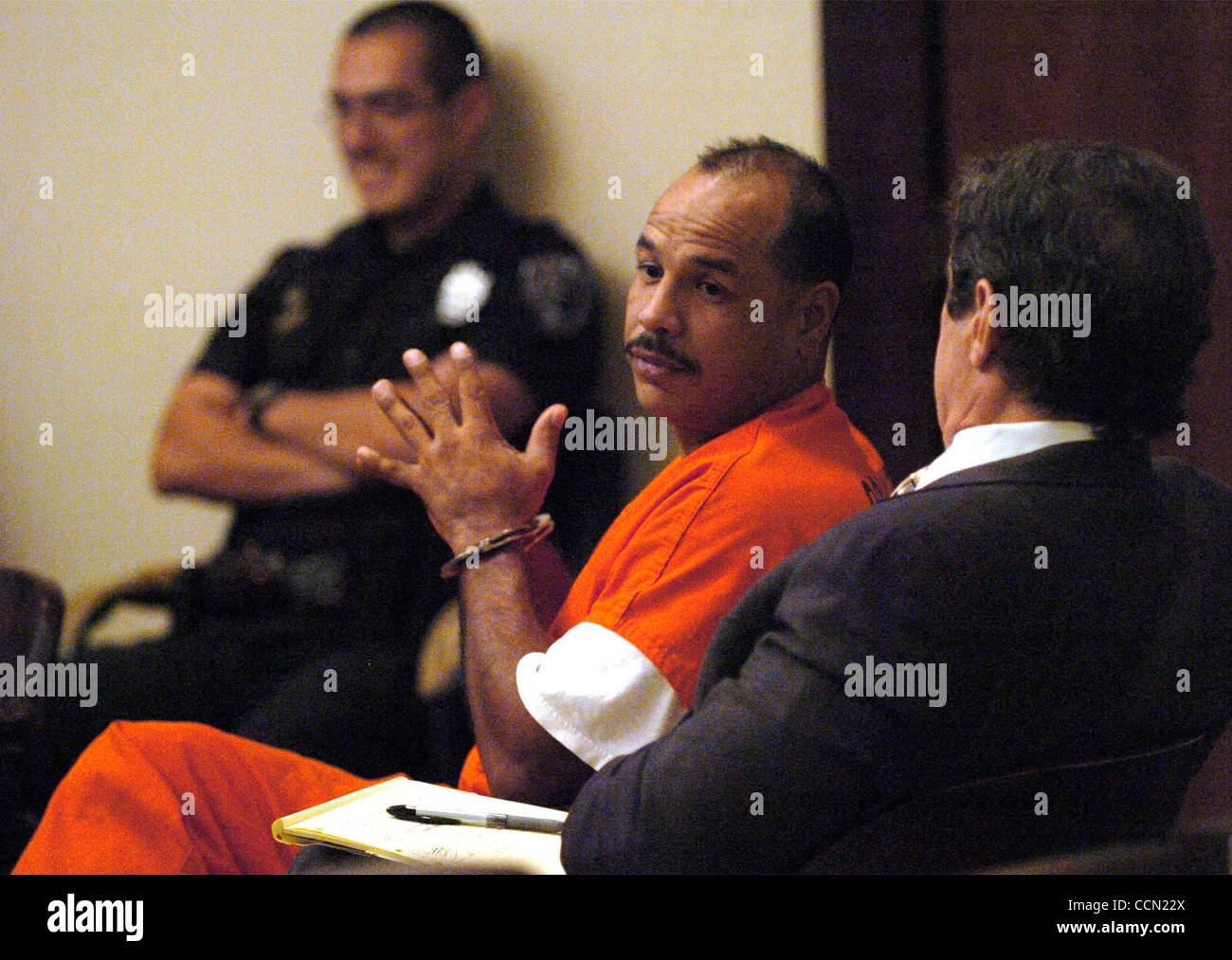 METRO Tony Ayala,Jr. talks with his attorney before standing before ...