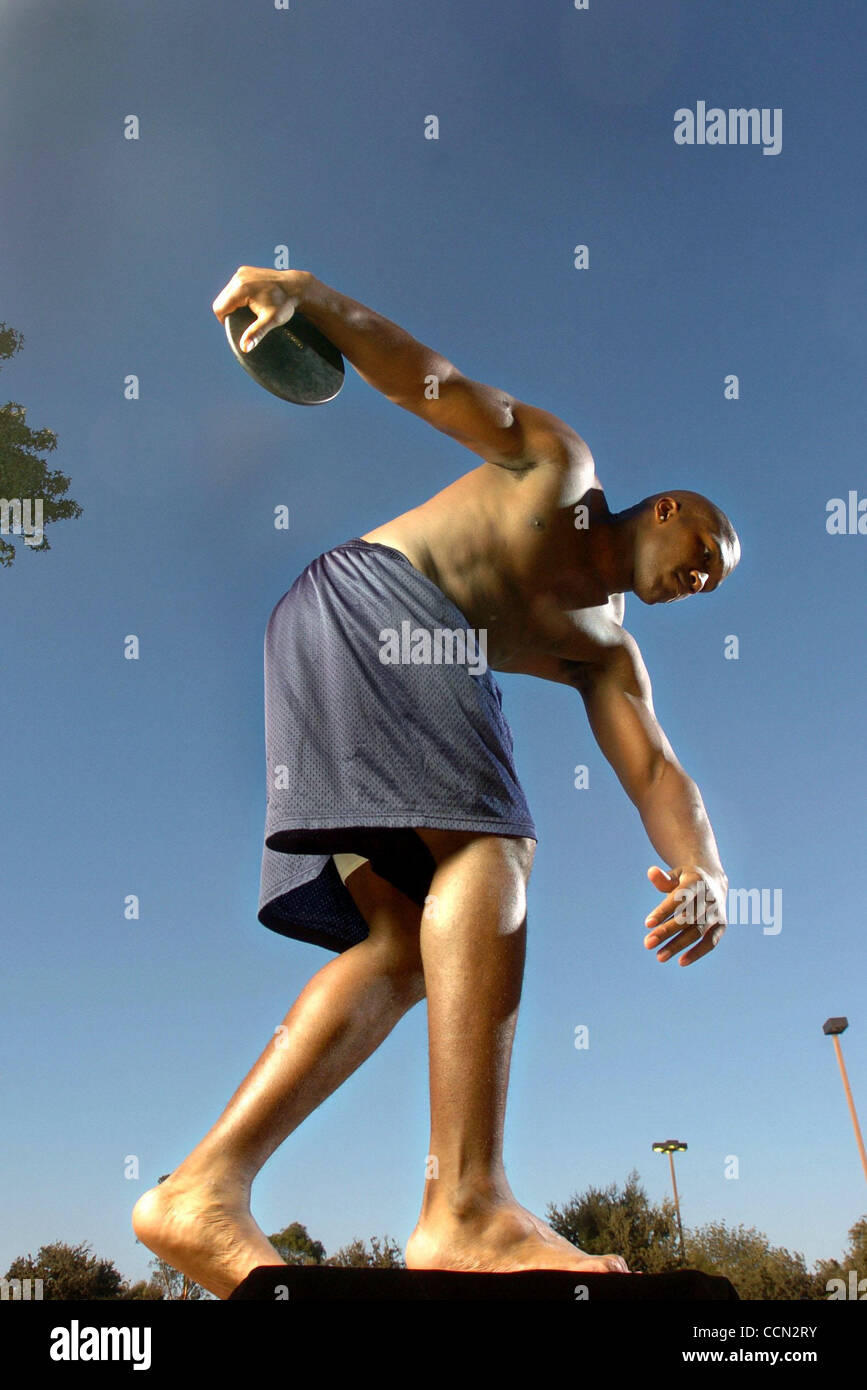 Andre Coleman poses for the Olympic special section in Walnut Creek ...