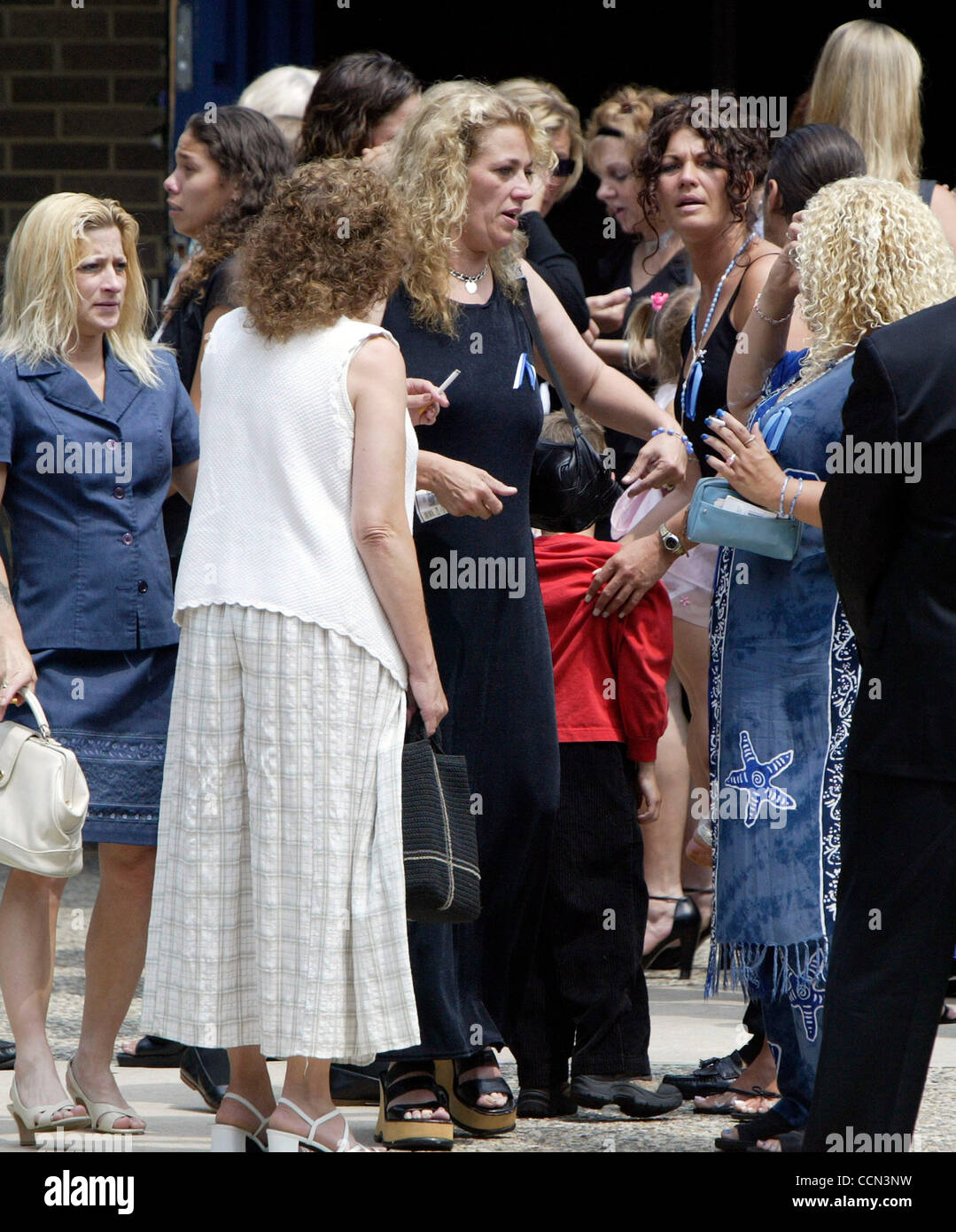 Aug 02, 2004; Bayville, NJ; 16-year-old Brittney Gregory's mother Debra ...